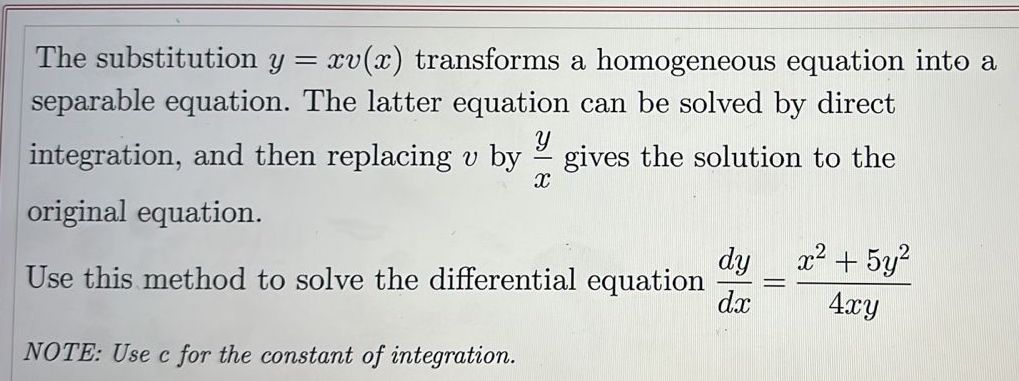 Solved Consider this initial value problem: | Chegg.com