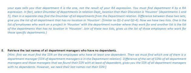 Q1. Consider the following relational database schema | Chegg.com