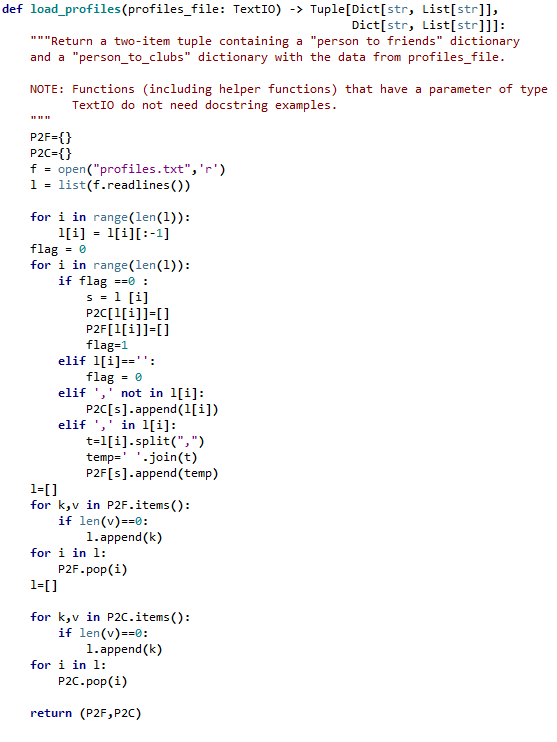 Solved Data Format The profile information for people in the | Chegg.com