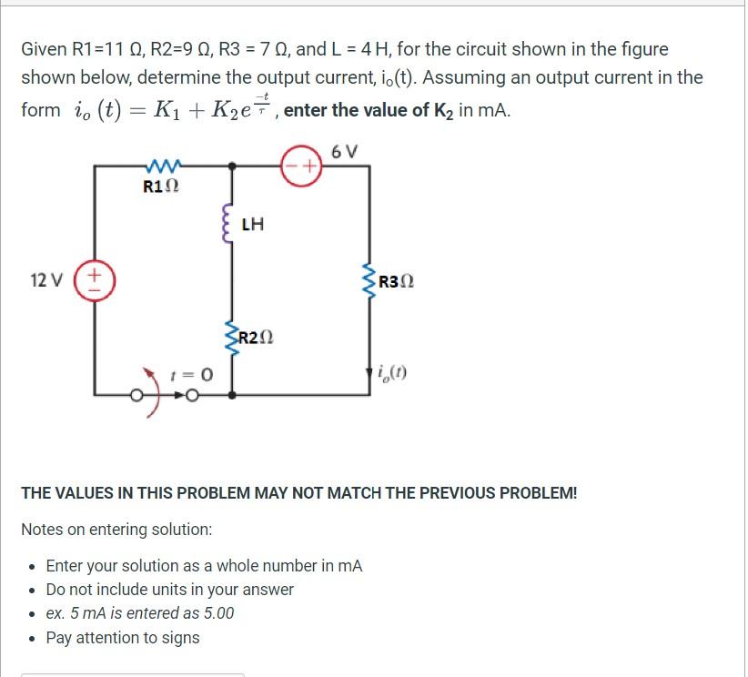 Solved Given R1=11Ω,R2=9Ω,R3=7Ω, and L=4H, for the circuit | Chegg.com