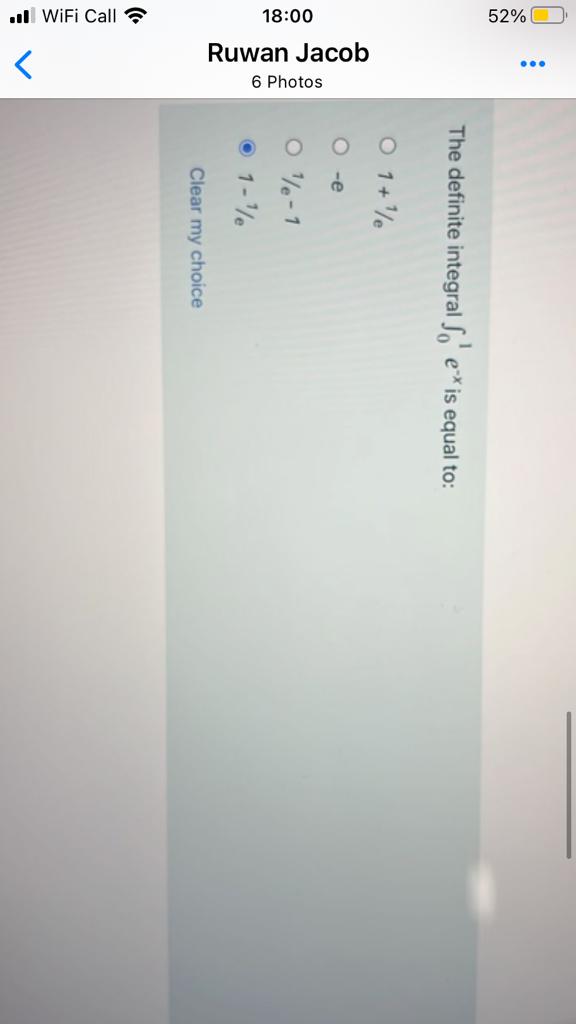 Solved 4 The discriminant Δ of a quadratic equation is Δ=−1. | Chegg.com