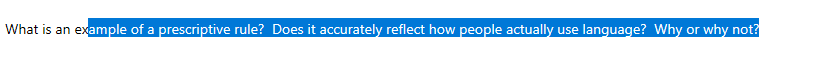 Solved What is an example of a prescriptive rule? Does it | Chegg.com