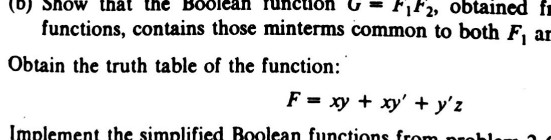 Solved Express the following functions in a sum of minterms | Chegg.com