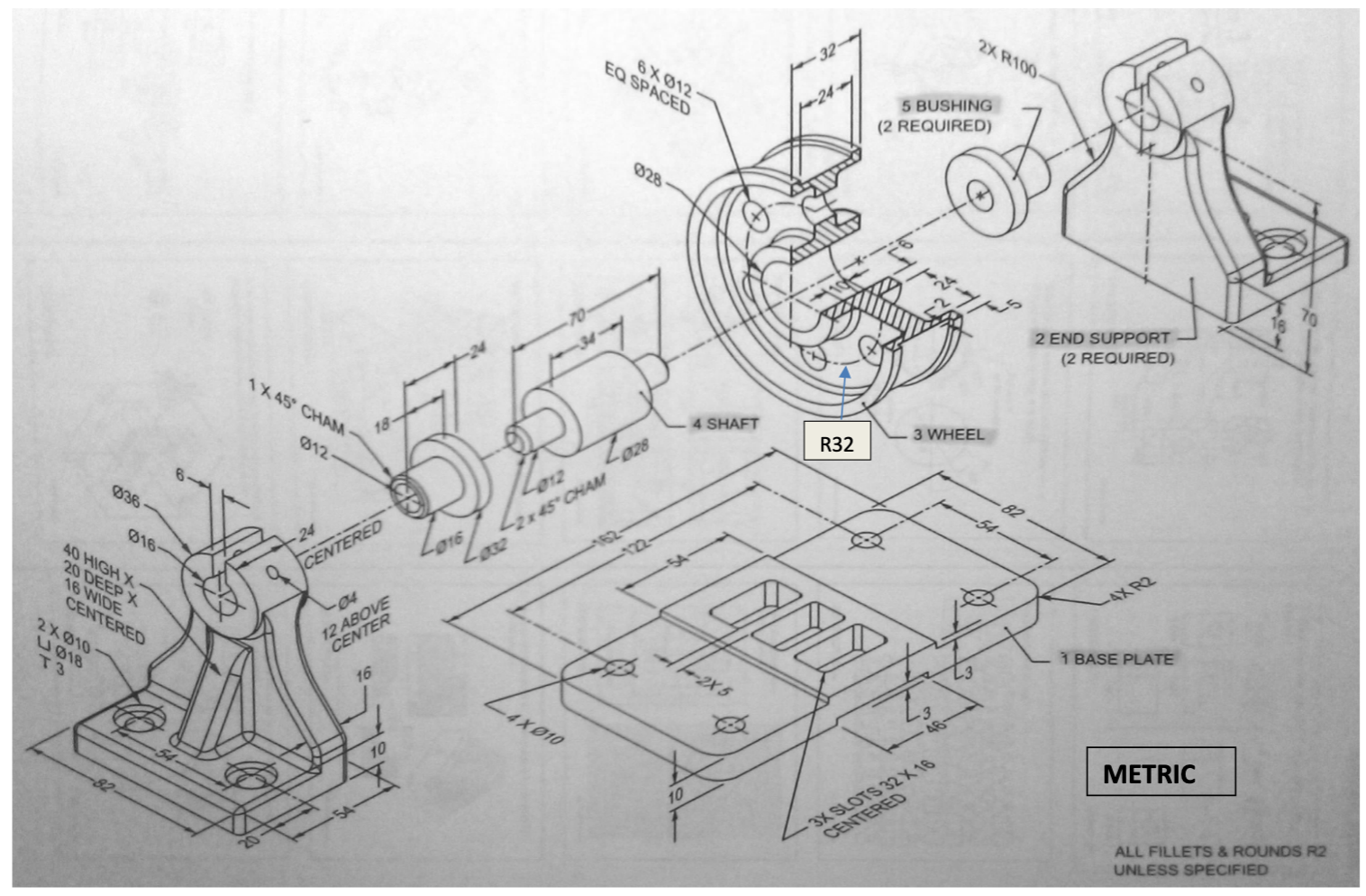 Solved Show steps in pictures using SOLIDWORKS | Chegg.com
