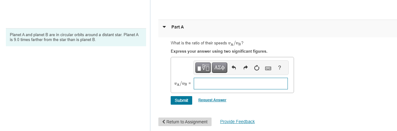 Solved Planet A and planet B are in circular orbits around a | Chegg.com