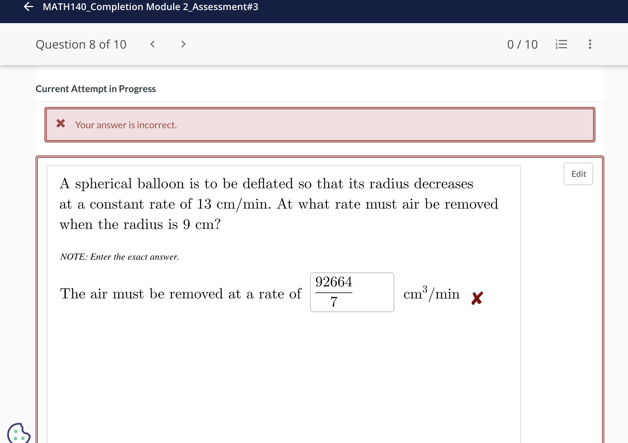 Solved Current Attempt in Progress (a) Find a number x in | Chegg.com
