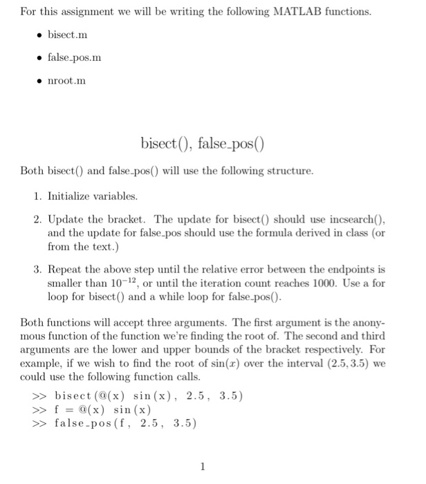 Solved For This Assignment We Will Be Writing The Following