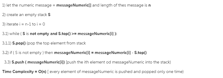 Solved 1) let the numeric message = messageNumeric[] and | Chegg.com