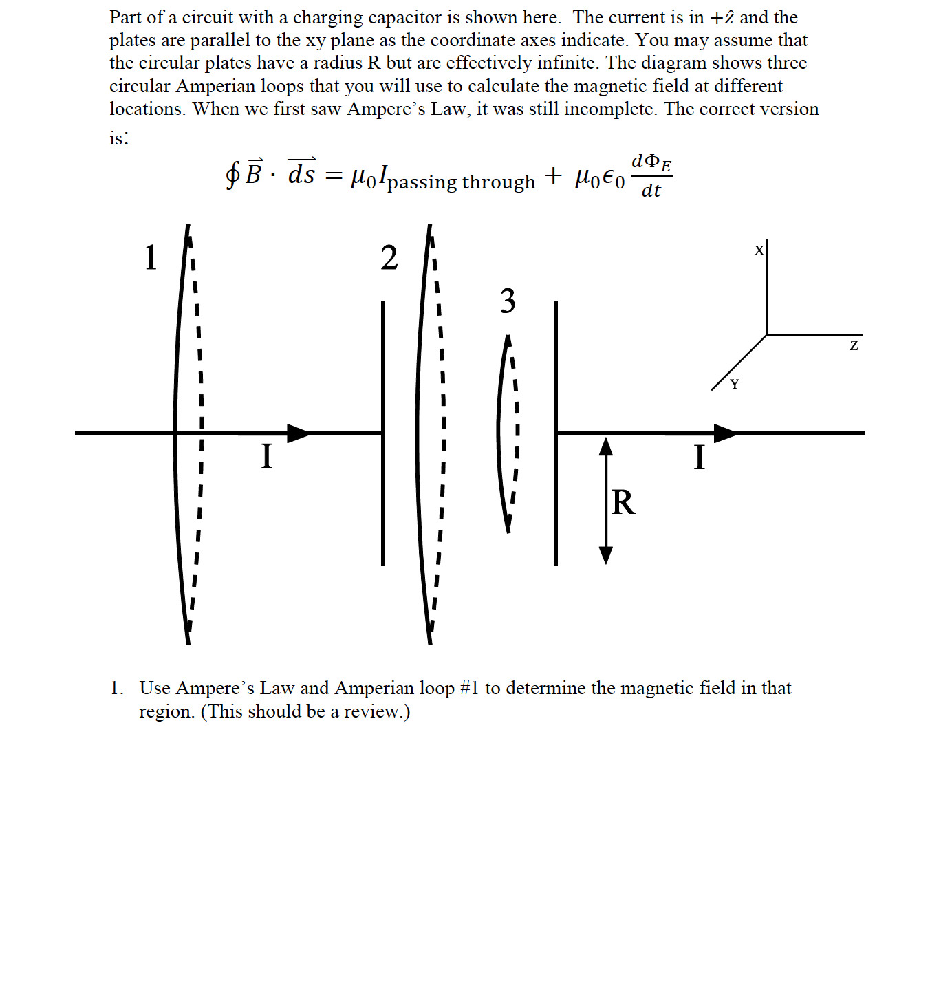 Solved Part of a circuit with a charging capacitor is shown | Chegg.com