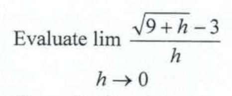 Solved 19+h-3 Evaluate lim h h→0 | Chegg.com