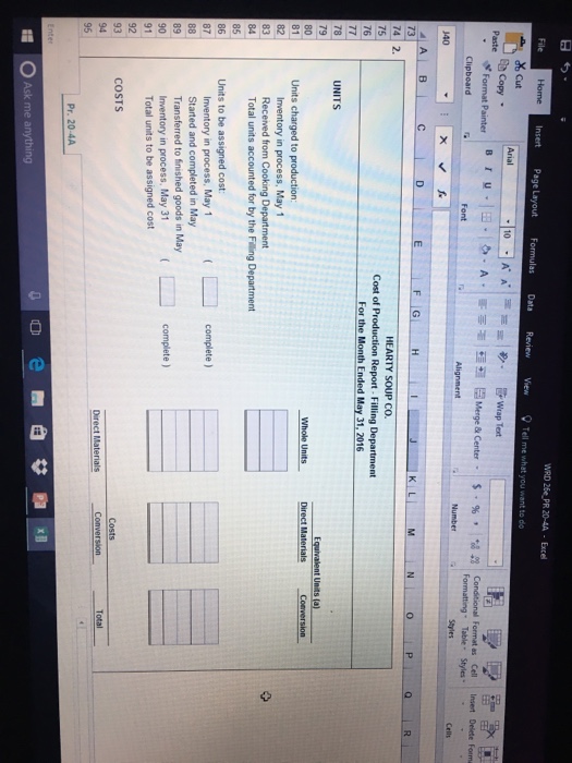 E Merge & Center E Merge & Center Conditional Format | Chegg.com