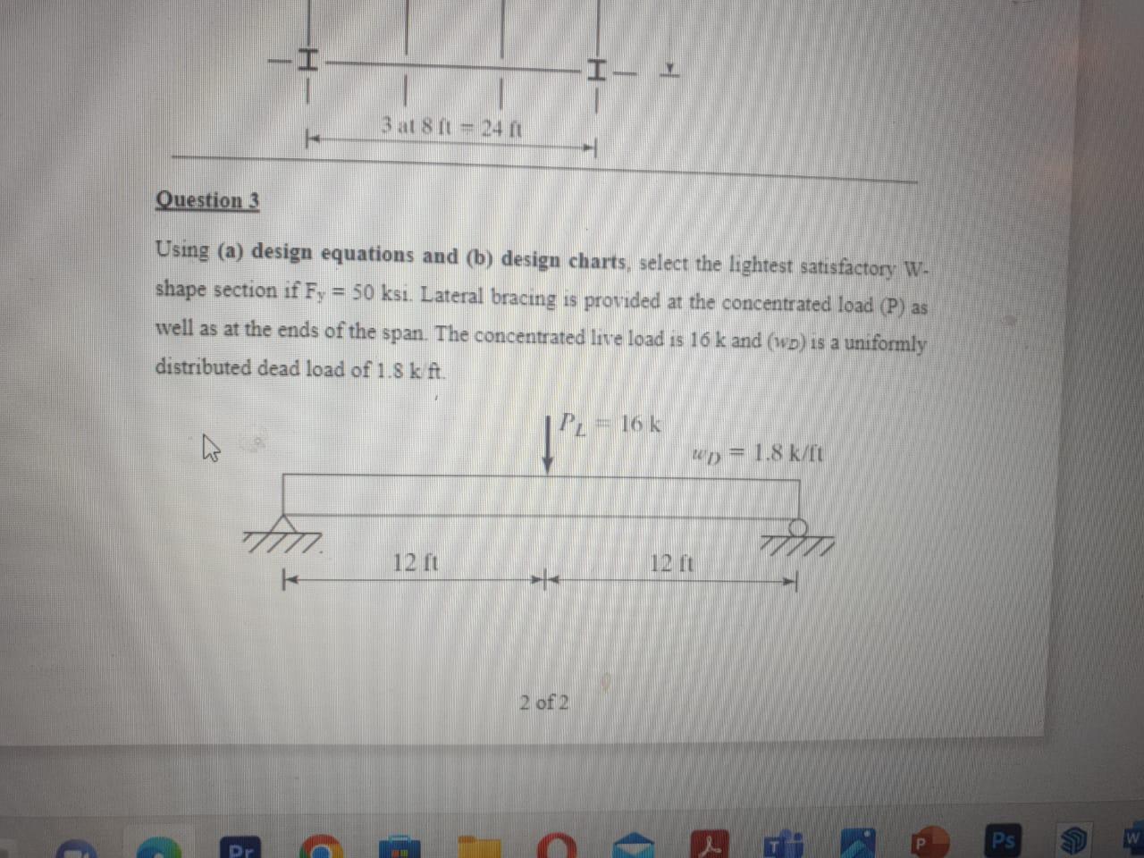 Solved Question 3 Using (a) design equations and (b) design | Chegg.com