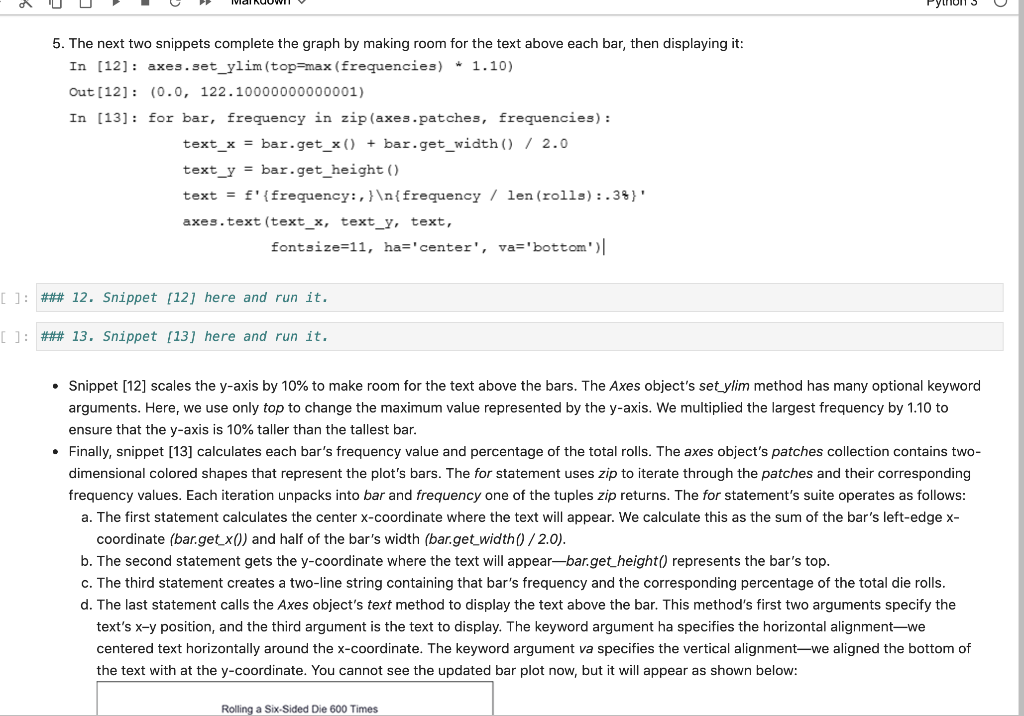 Solved 5. The next two snippets complete the graph by making | Chegg.com