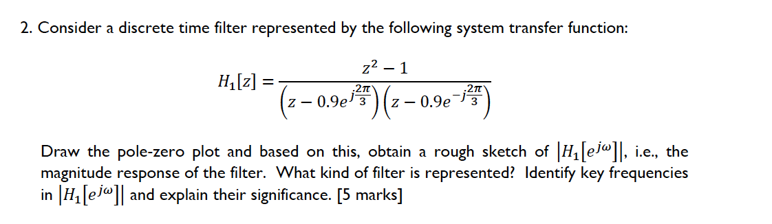 Part C - Spectral representation of DT signals | Chegg.com