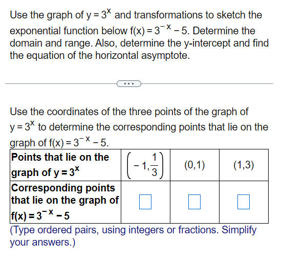 Solved Use the graph of y=2x and transformations to sketch | Chegg.com