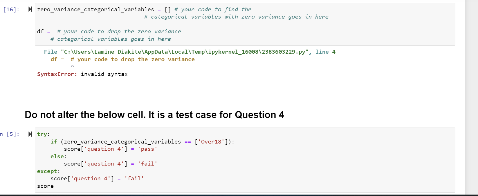 Solved question 4 Identify the categorical variables with | Chegg.com