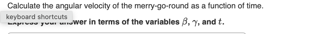 Solved Calculate the angular velocity of the merry-go-round | Chegg.com