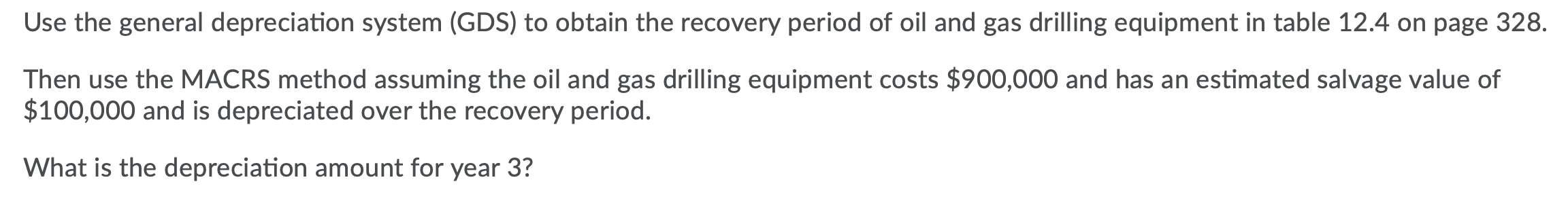 Use the general depreciation system (GDS) to obtain | Chegg.com