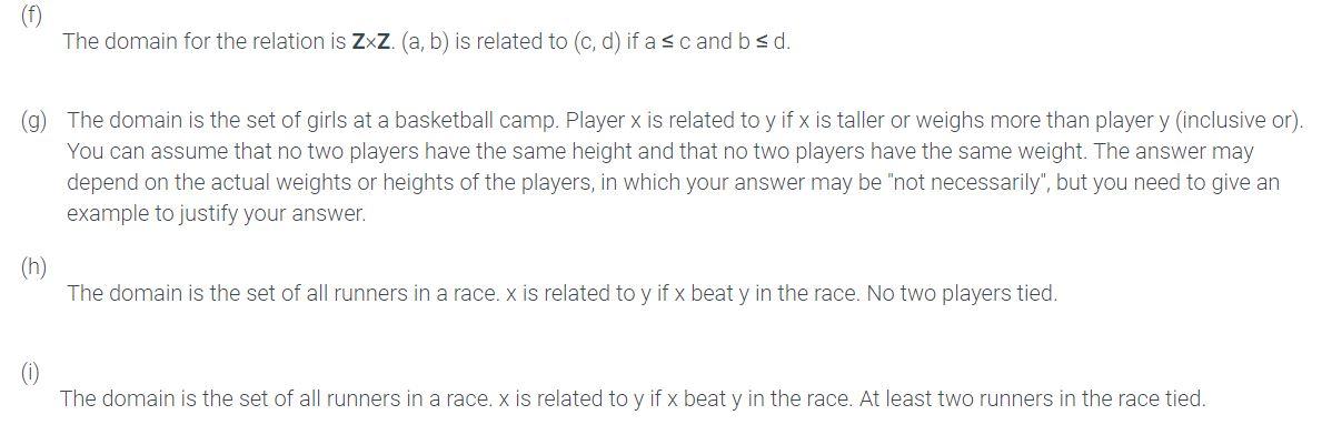 Solved Exercise 6.8.1: Identifying partial, strict, and | Chegg.com