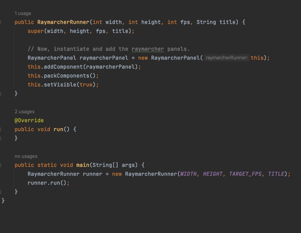 Solved Could you create a Raymarcher in java given this | Chegg.com