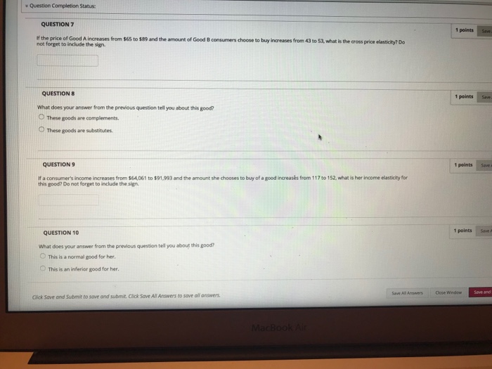 Solved Question Completion Status: 1 pol QUESTION1 If the | Chegg.com