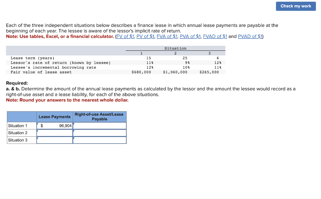 Each of the three independent situations below | Chegg.com