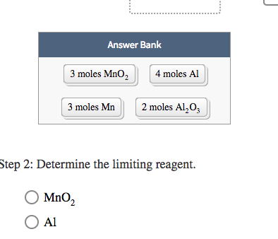 Solved If 29 moles of MnO2 combine with 35 moles of Al, how | Chegg.com