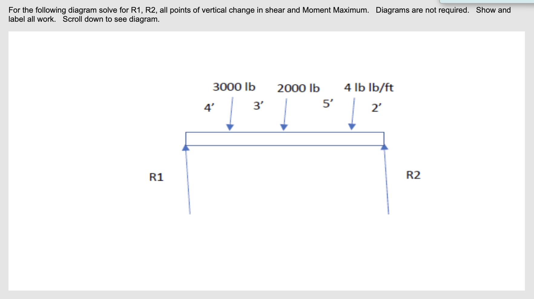 Solved For the following diagram solve for R1, R2, all | Chegg.com