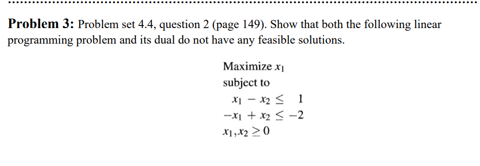 Solved Problem 3: Problem set 4.4, ﻿question 2 (page 149). | Chegg.com