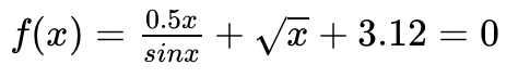 Solved Consider the following equation: Find a root of the | Chegg.com ...