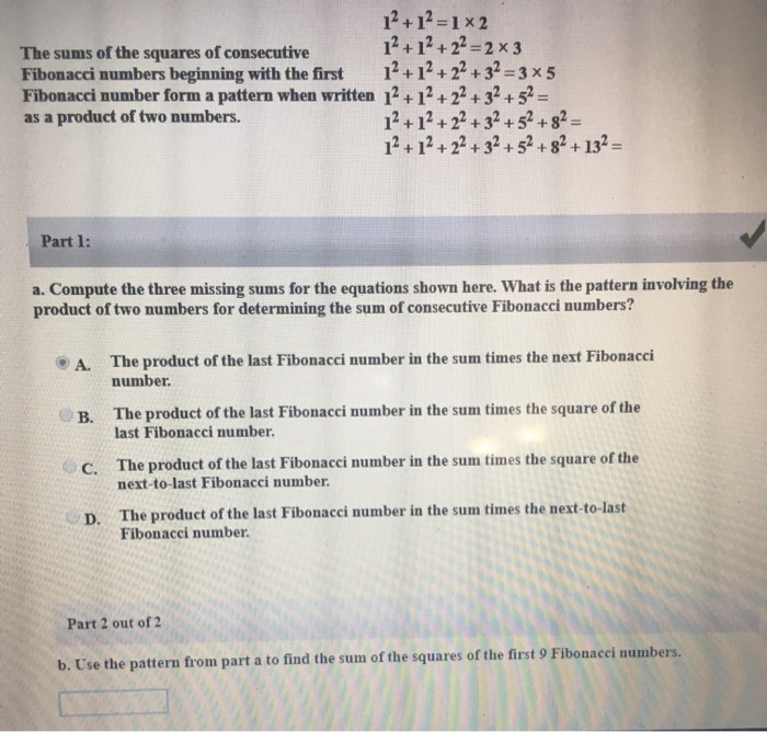 Solved 12+12-1x2 12+12+22-2x3 12+12+22+32 3x5 The sums of | Chegg.com