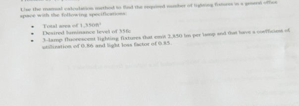 Solved Use the manual calculation space with the following | Chegg.com