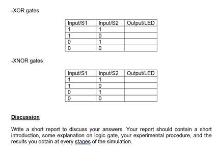 Solved Lab Exercise 2 Title: Logic gates simulation (IC) by | Chegg.com