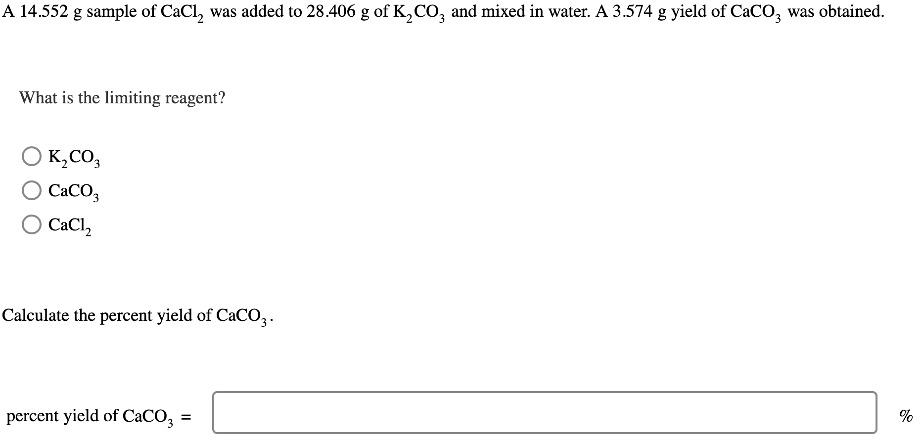 Solved A \\( 14.552 \\mathrm{~g} \\) sample of \\( | Chegg.com