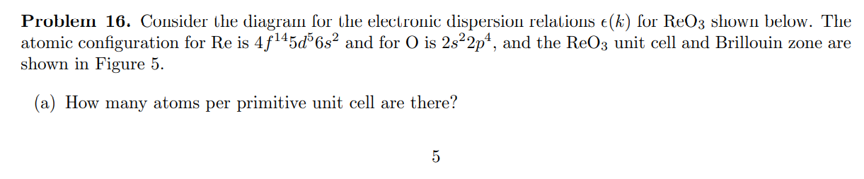 Solved Problem 16. Consider the diagram for the electronic | Chegg.com