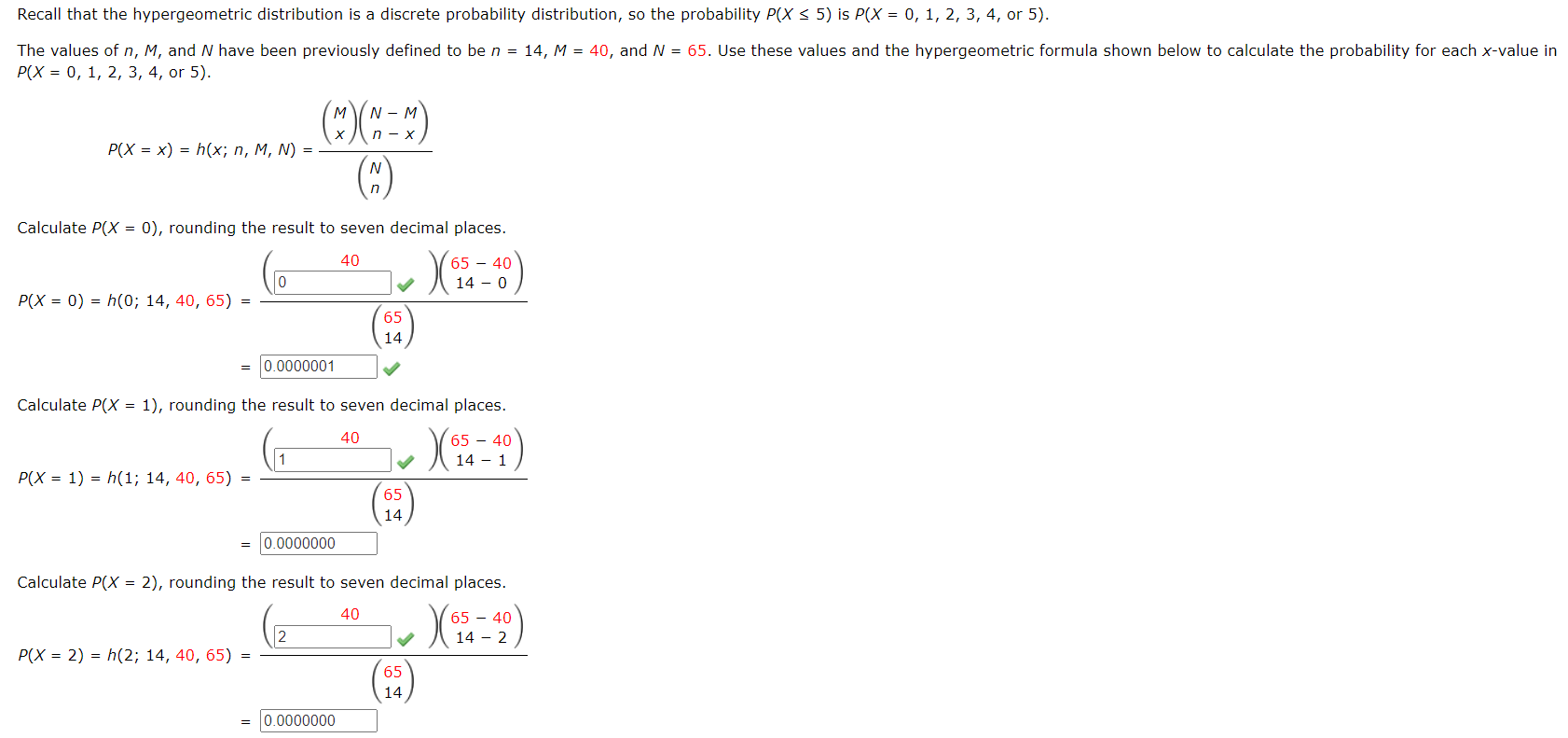 Solved Recall that the hypergeometric distribution is a | Chegg.com