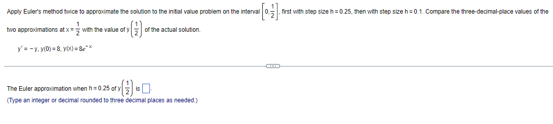 Solved two approximations at x=21 with the value of y(21) of | Chegg.com