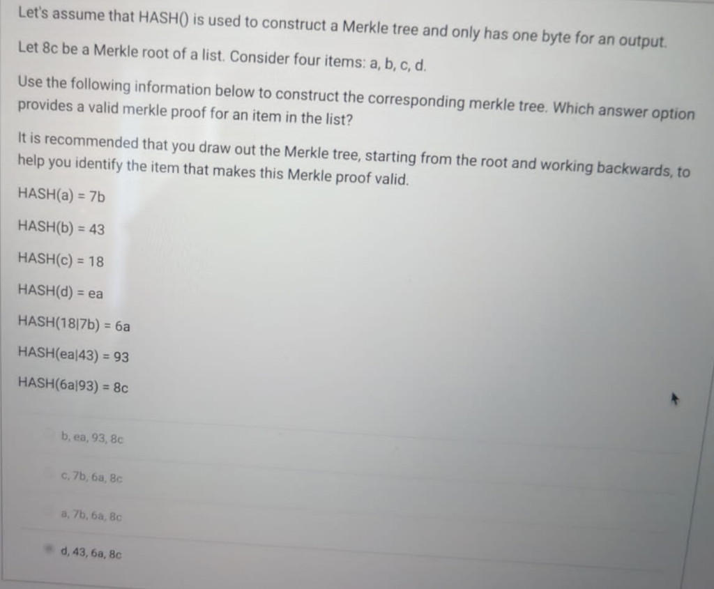 Let's assume that HASH( ) is used to construct a | Chegg.com
