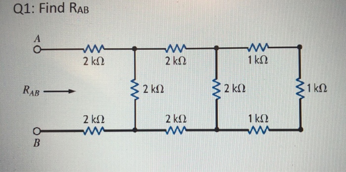 Solved Q1: Find RAB | Chegg.com
