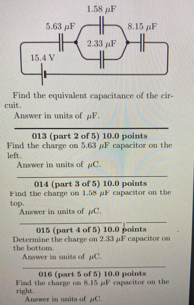 Solved 012 (part 1 of 5 ) 10.0 points Consider the group of | Chegg.com