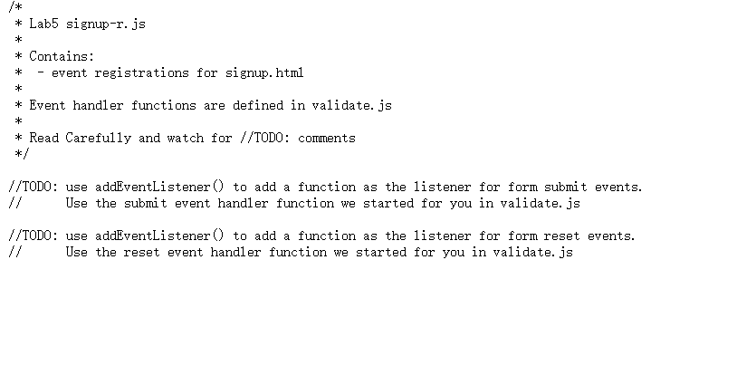 Solved Complete the following sign up form in DOM2 model. | Chegg.com