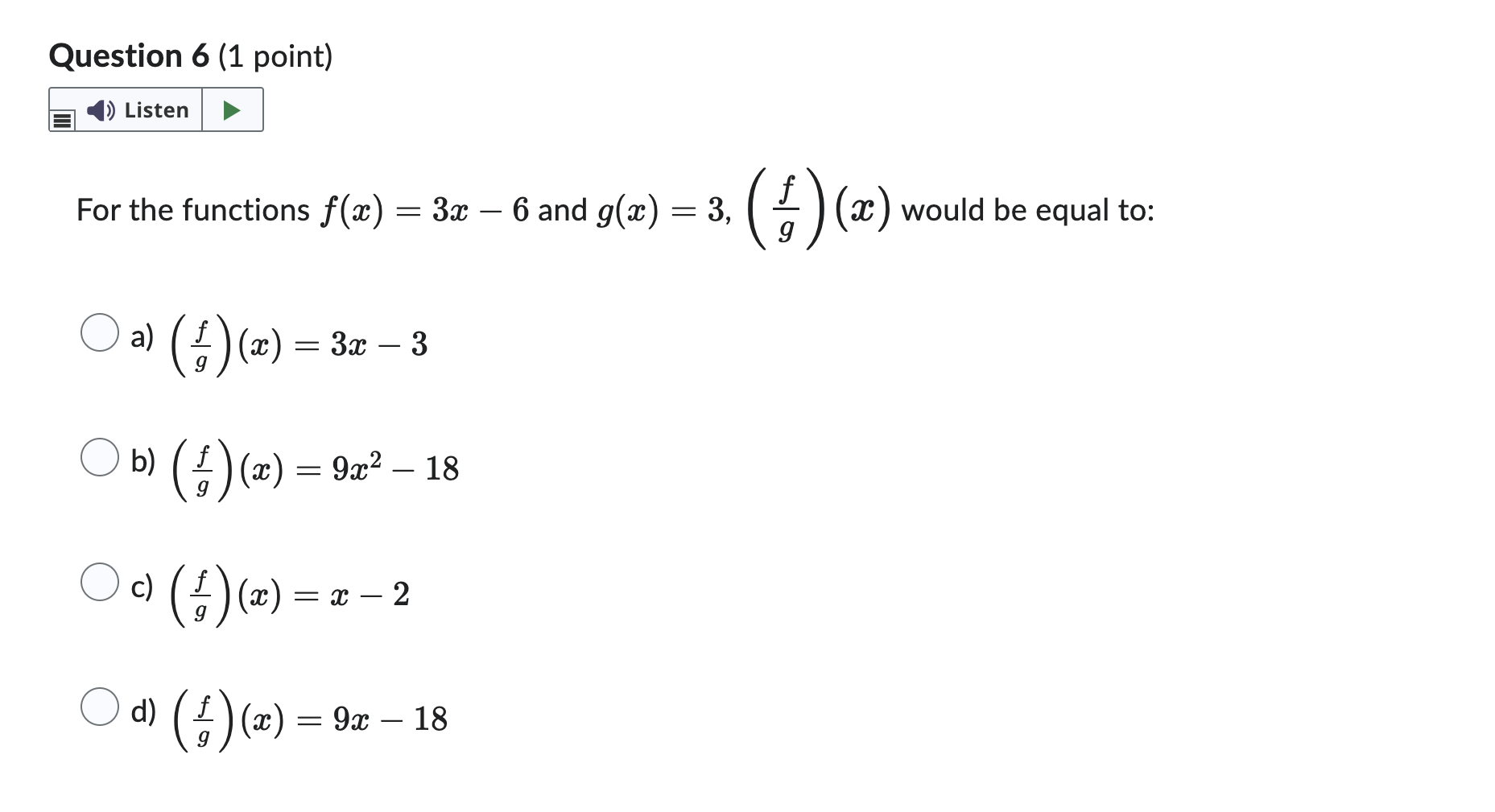 Solved Given the functions f(x)=x2+3x1 with the domain | Chegg.com
