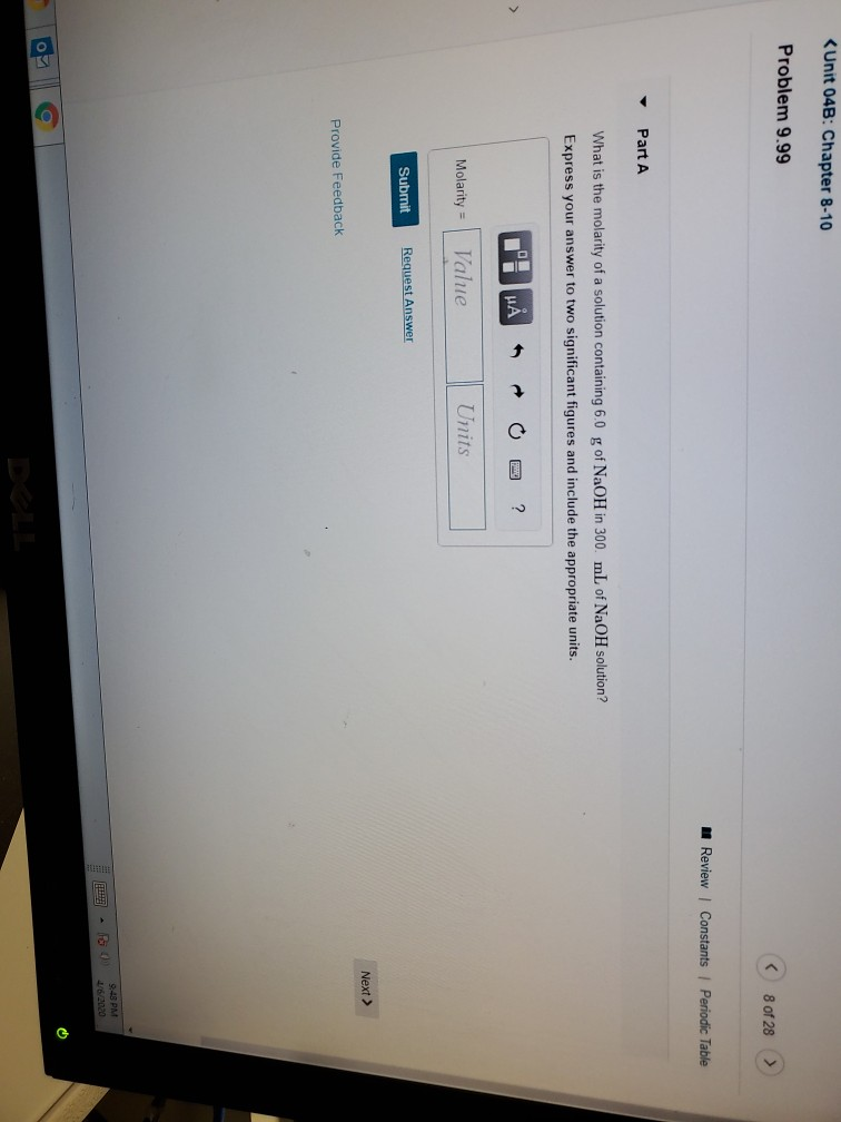 Solved Review | Constants Periodic Table - Part A What is | Chegg.com