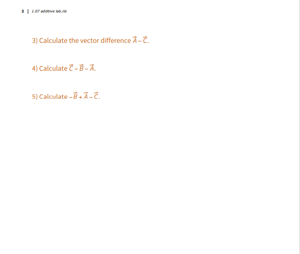 Solved Additive Vector Problems These problems share the | Chegg.com