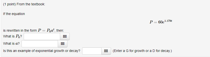 Solved 1 Point From The Textbook If The Equation