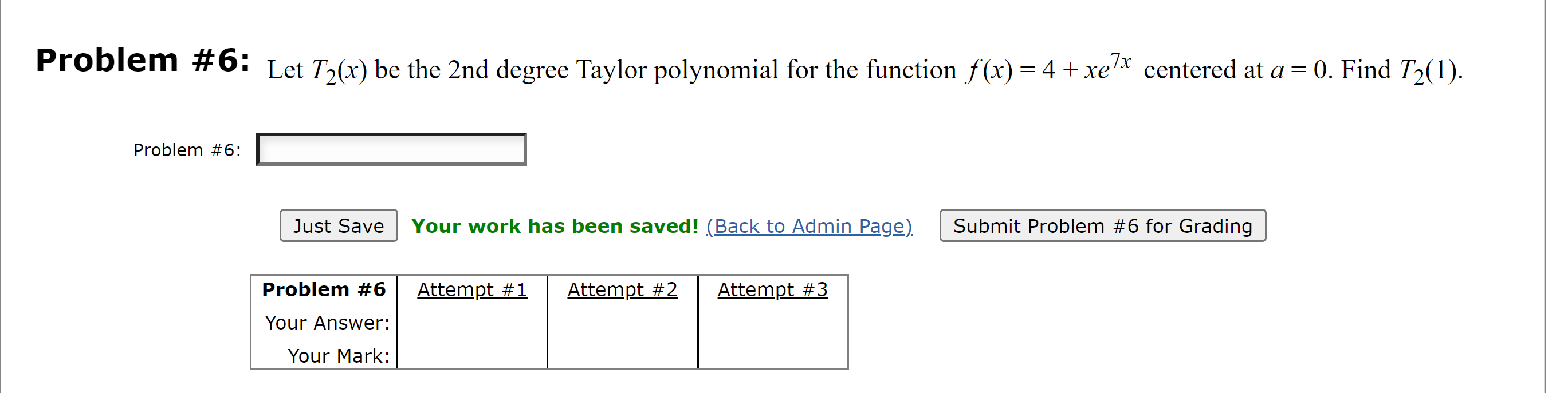 Solved Problem #6: Let T2(x) ﻿be the 2 ﻿nd degree Taylor | Chegg.com