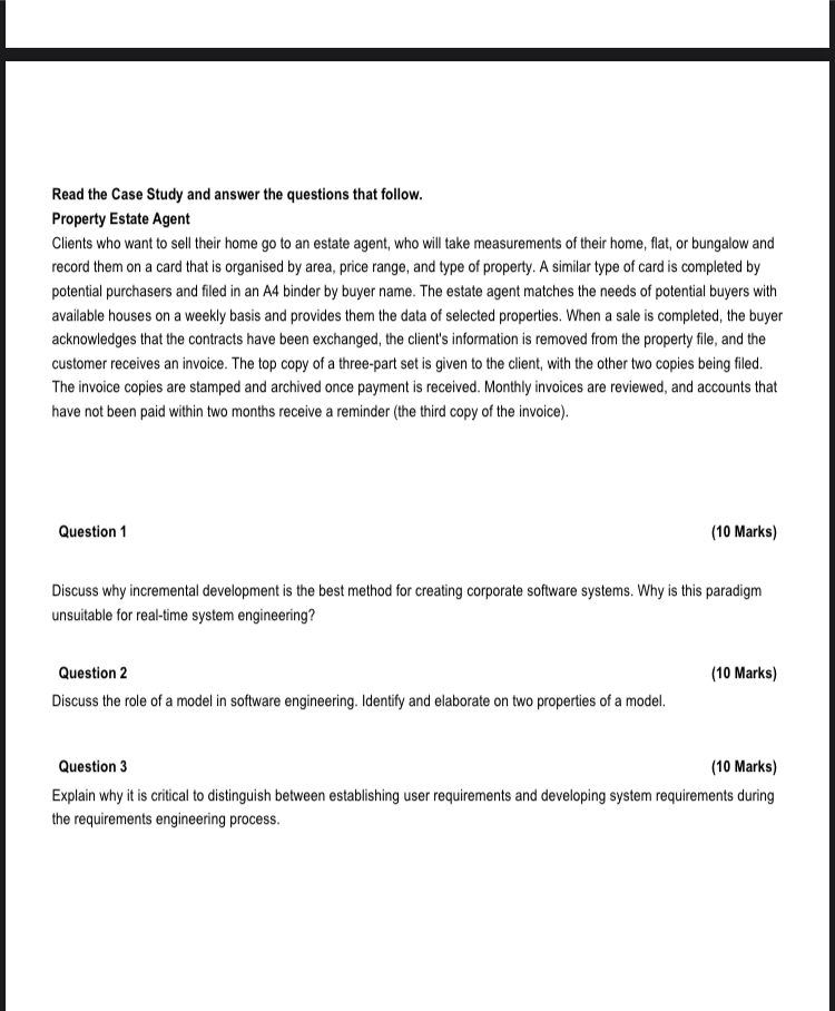 Solved Explain why incremental is the best method for | Chegg.com