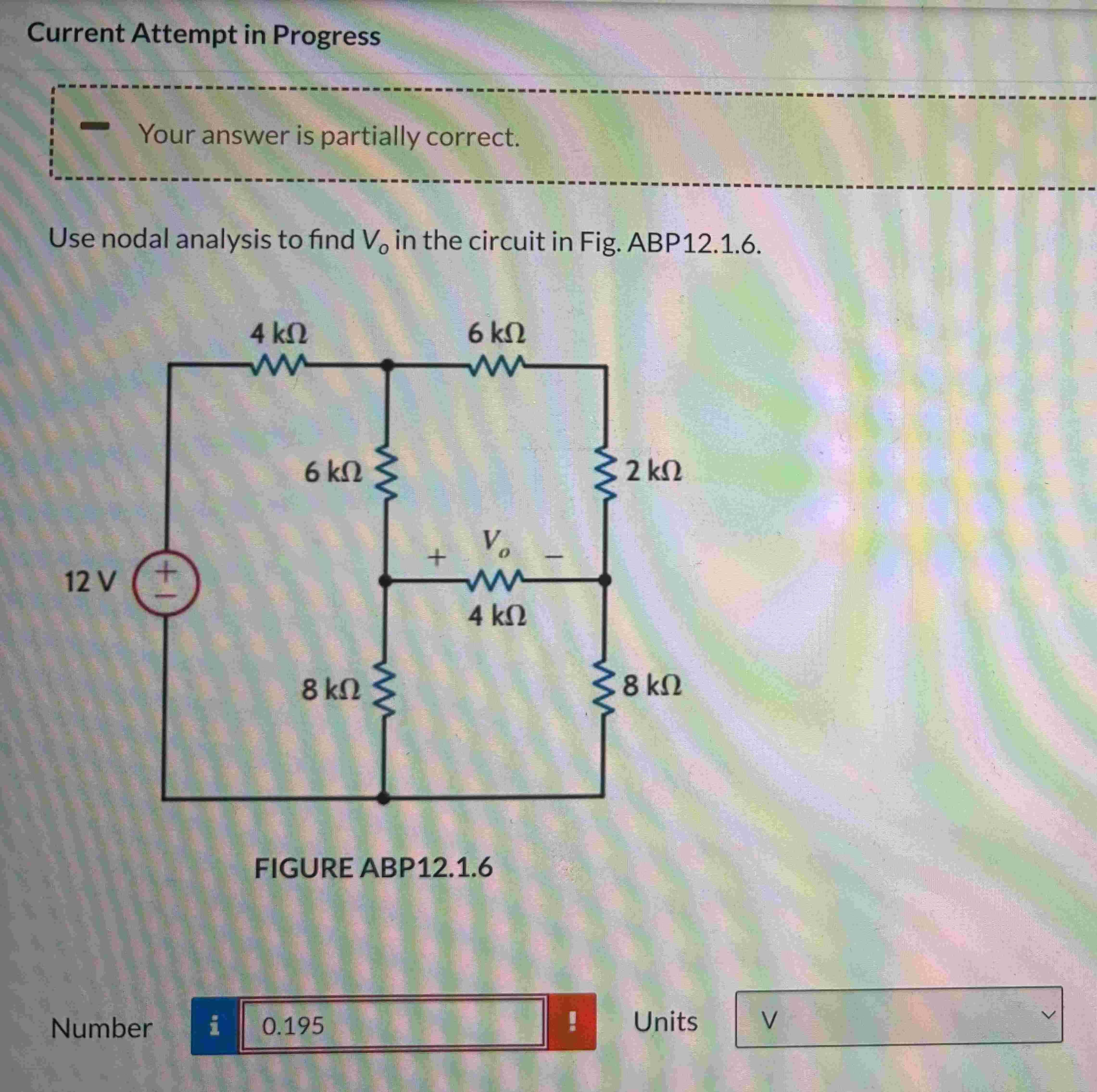 Solved Current Attempt in Progress Your answer is partially | Chegg.com