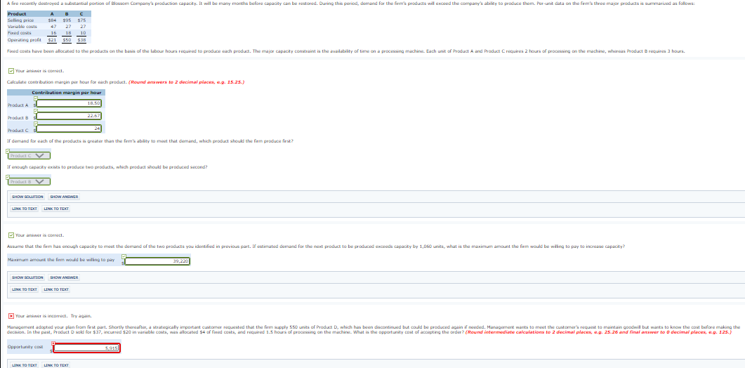 Solved A rectly destroyed a substantial portion of Blossom | Chegg.com