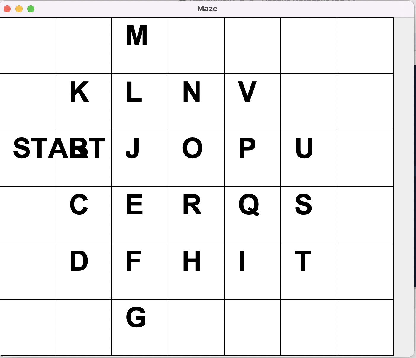 Solved You are going to design a program. It loads a maze | Chegg.com